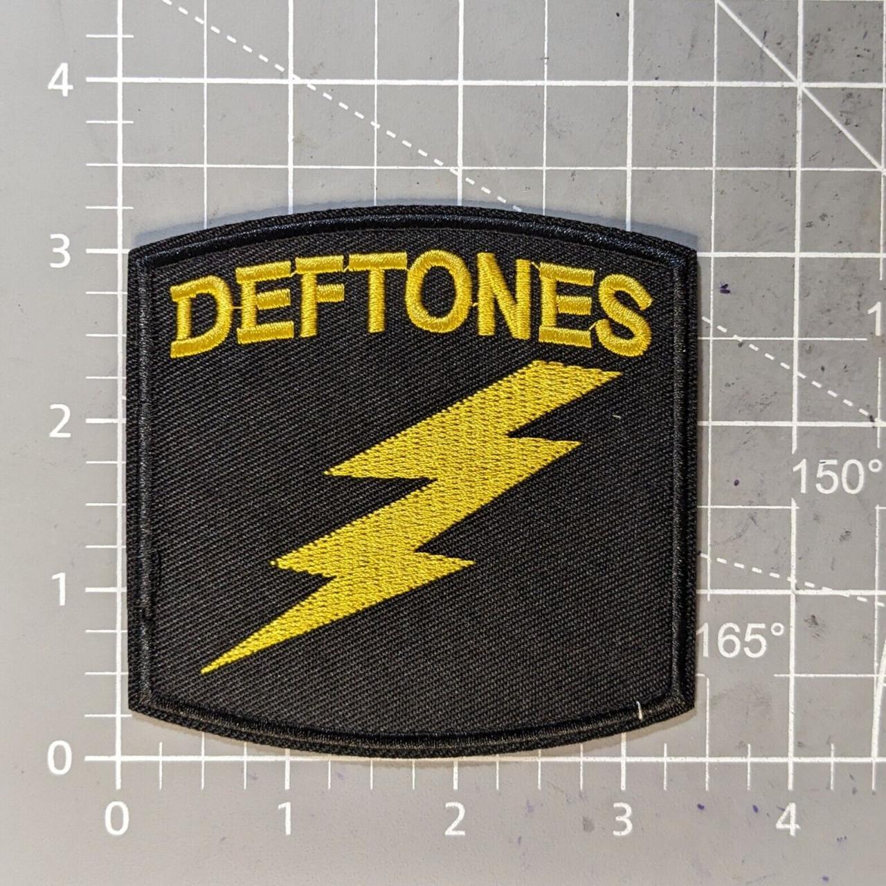Deftones Band Patch Alternative Metal Rock 3x3.5"... - Depop