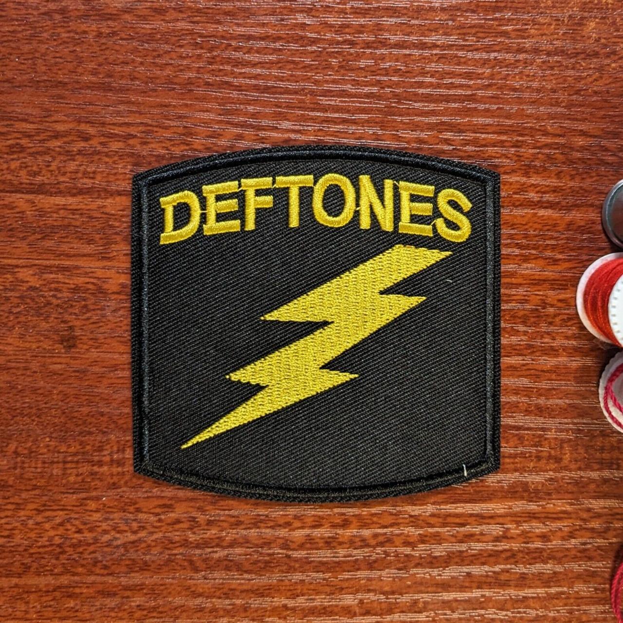 Deftones Band Patch Alternative Metal Rock 3x3.5"... - Depop