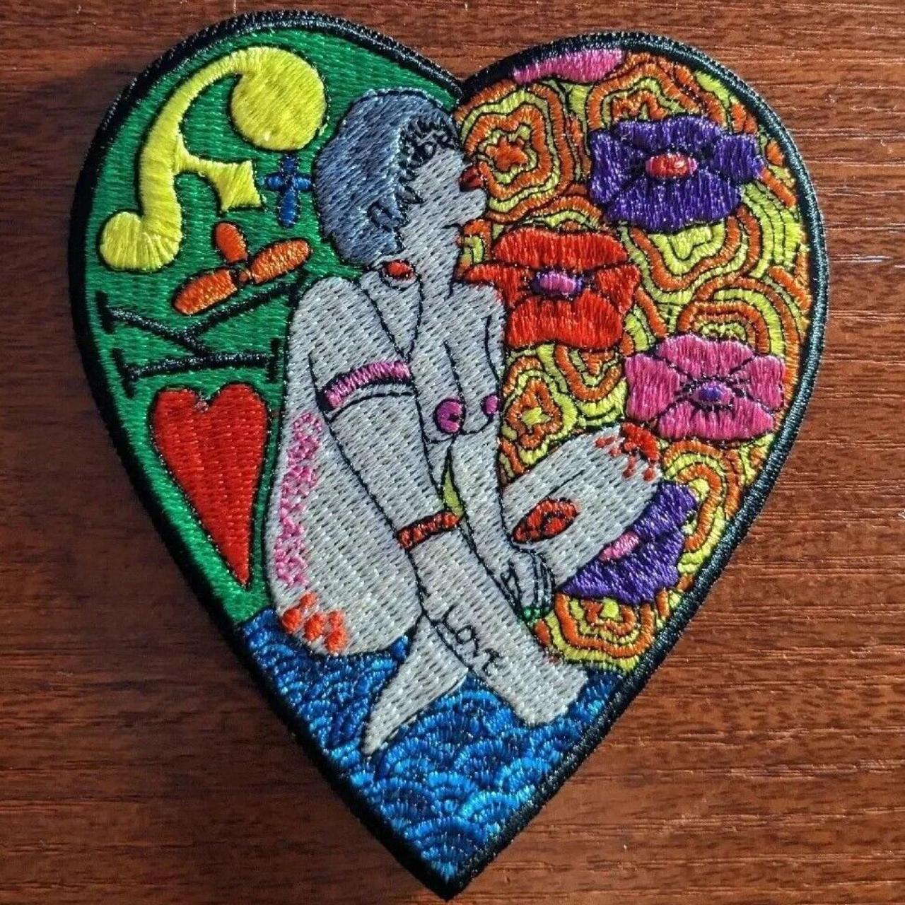 Hippie Patch Psychedelic Chick Trippy Stoner Punk... - Depop