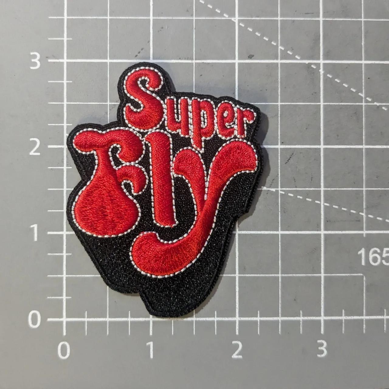 Super Fly Patch 70s Classic AfroRetro Movie Films... - Depop