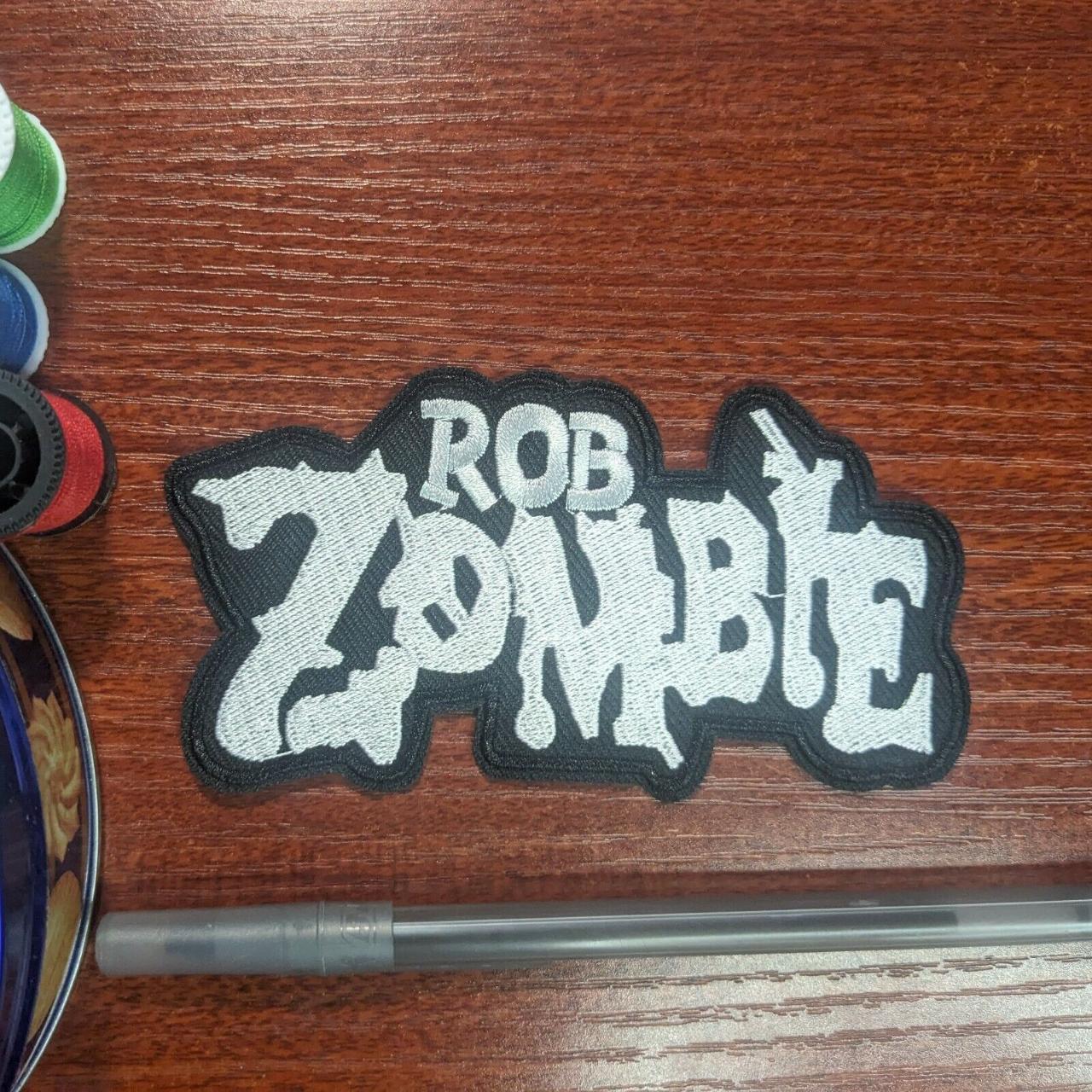 Rob Zombie Patch 2.5x4.5" Shock Rock Heavy Metal... - Depop