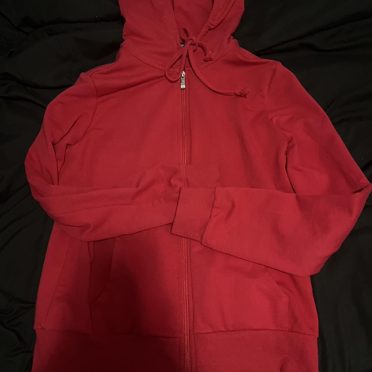 red zip up jacket 🌿 size:s depop payments only! - Depop