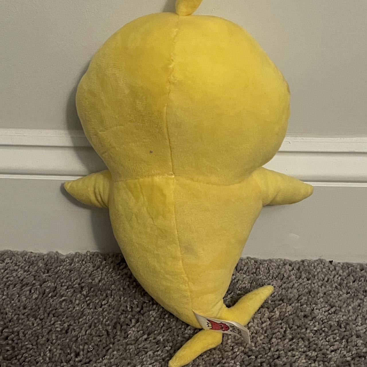 Pinkfong Baby Shark Plush Stuffed Animal Yellow... - Depop