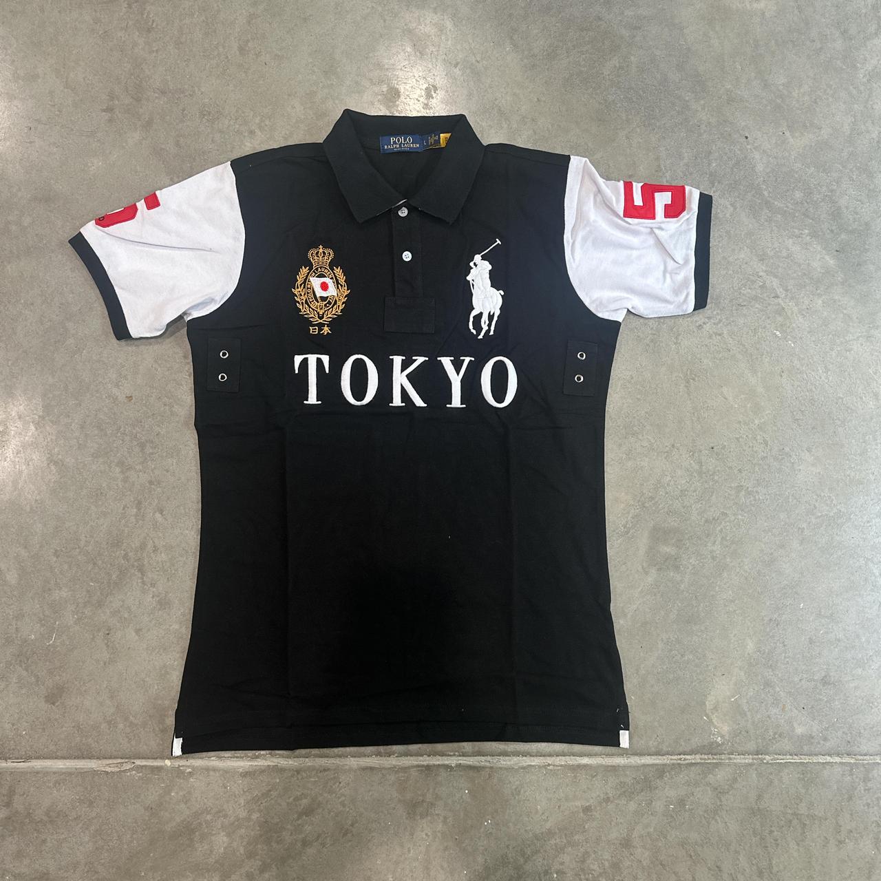 TOKYO CITY POLO Size large but fits like a medium... - Depop