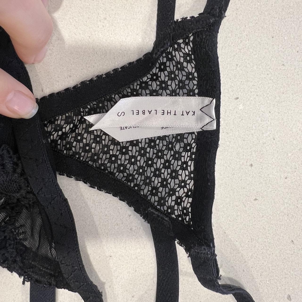 Kat The Label Thong Black Never worn (tag removed)... - Depop