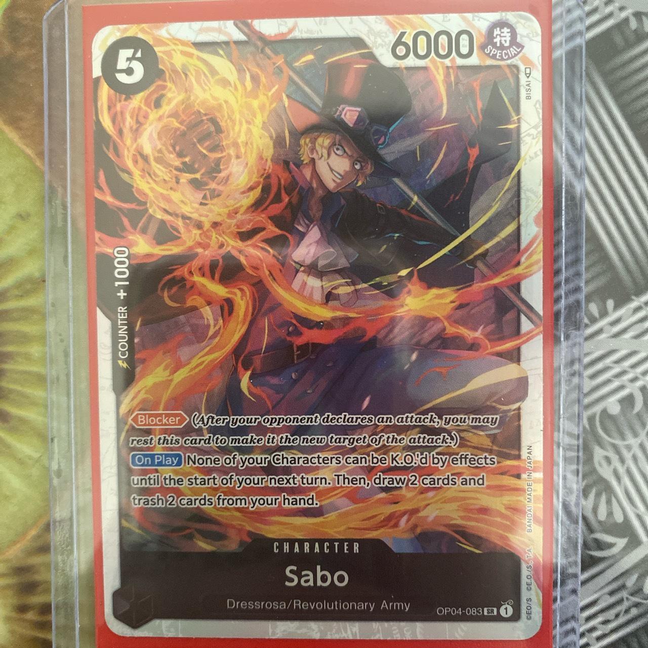 Sabo One Piece Card Game Kingdoms of Intrigue Super... - Depop