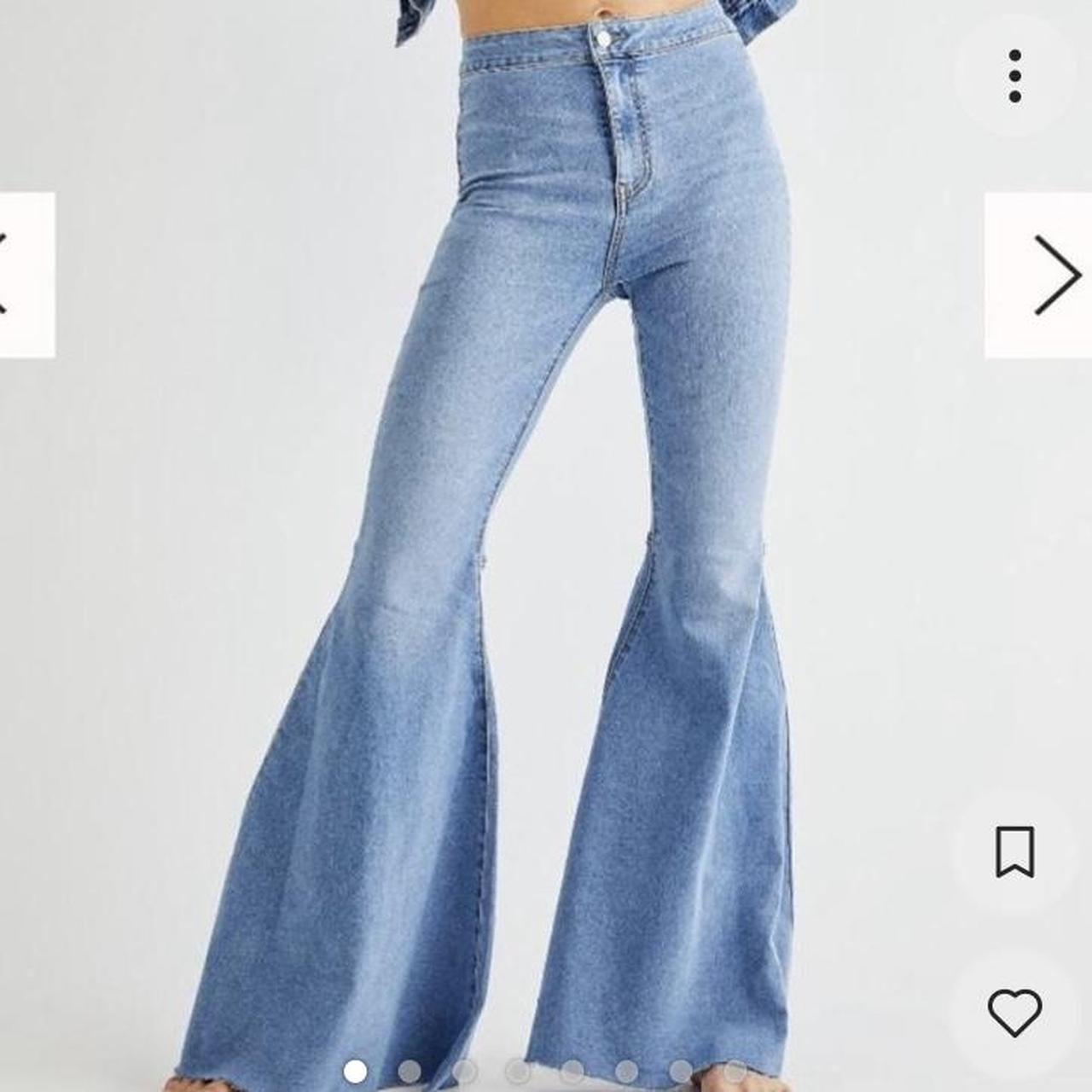 We The Free Just Float On Flare Jeans Extreme Bell... - Depop
