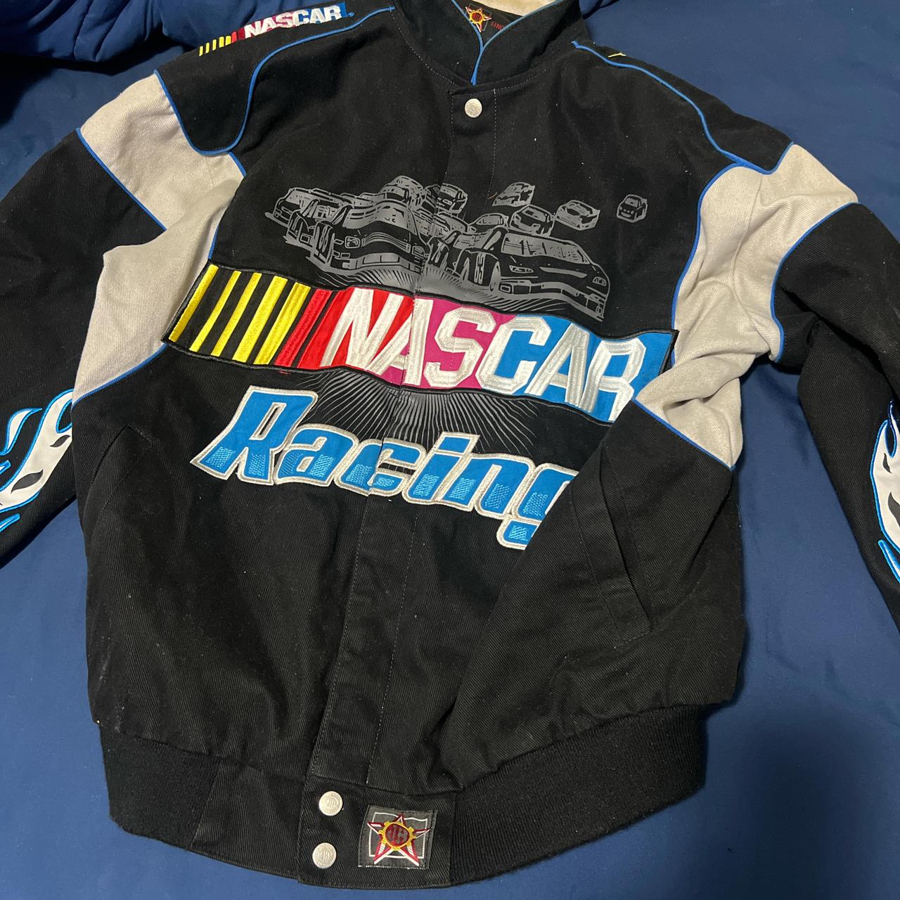 Vintage 1988 nascar racing jacket Work with me on... - Depop