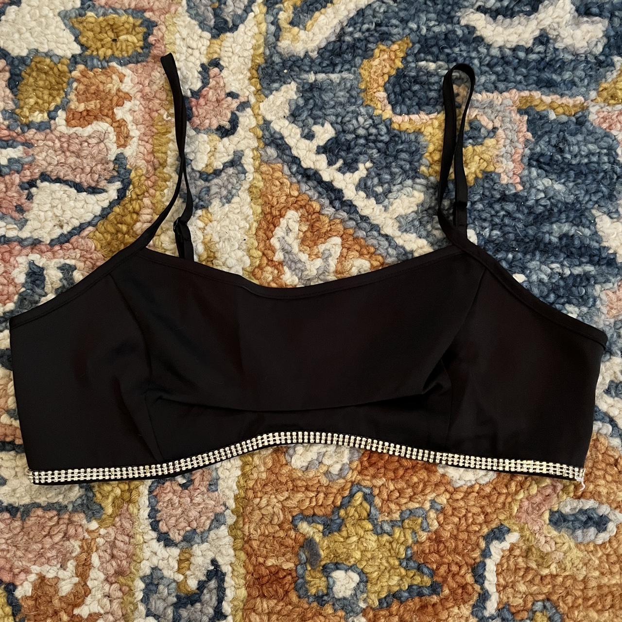 🌚 Rhinestone Bra Top 🌚 Brand New // Never... - Depop