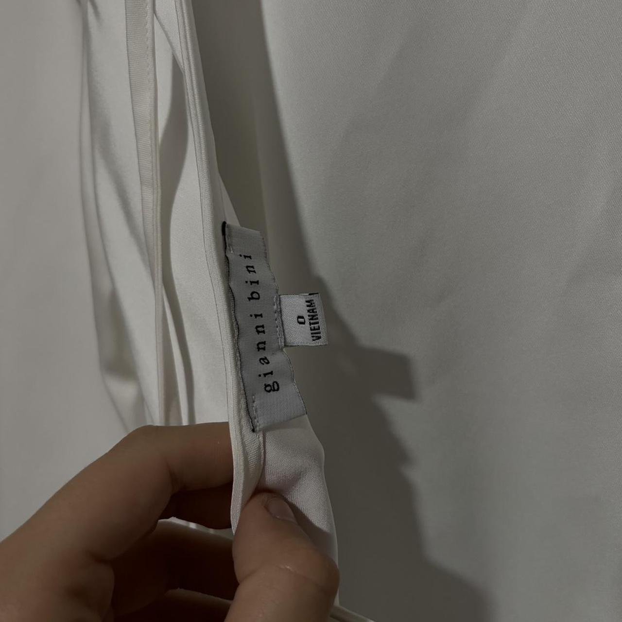 Gianni Bini Dionne Satin Boat Neck Long Sleeve Mini... | Depop