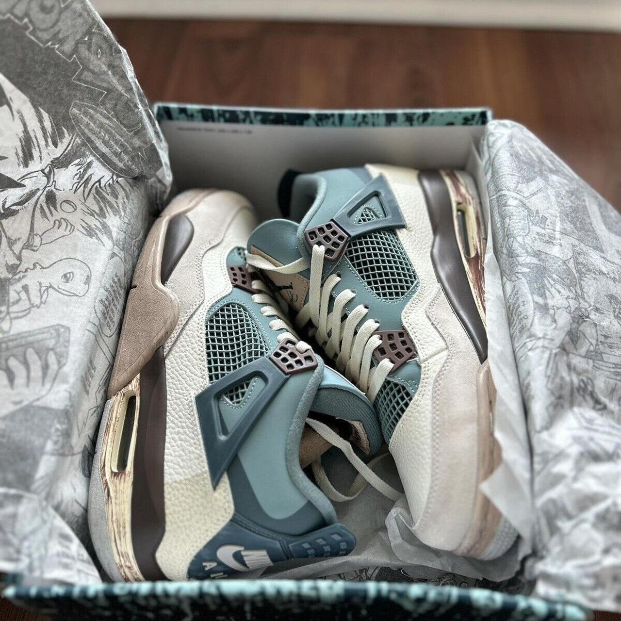 SNORLAX JORDAN 4s Custom AJ4 themed to the Pokémon... | Depop