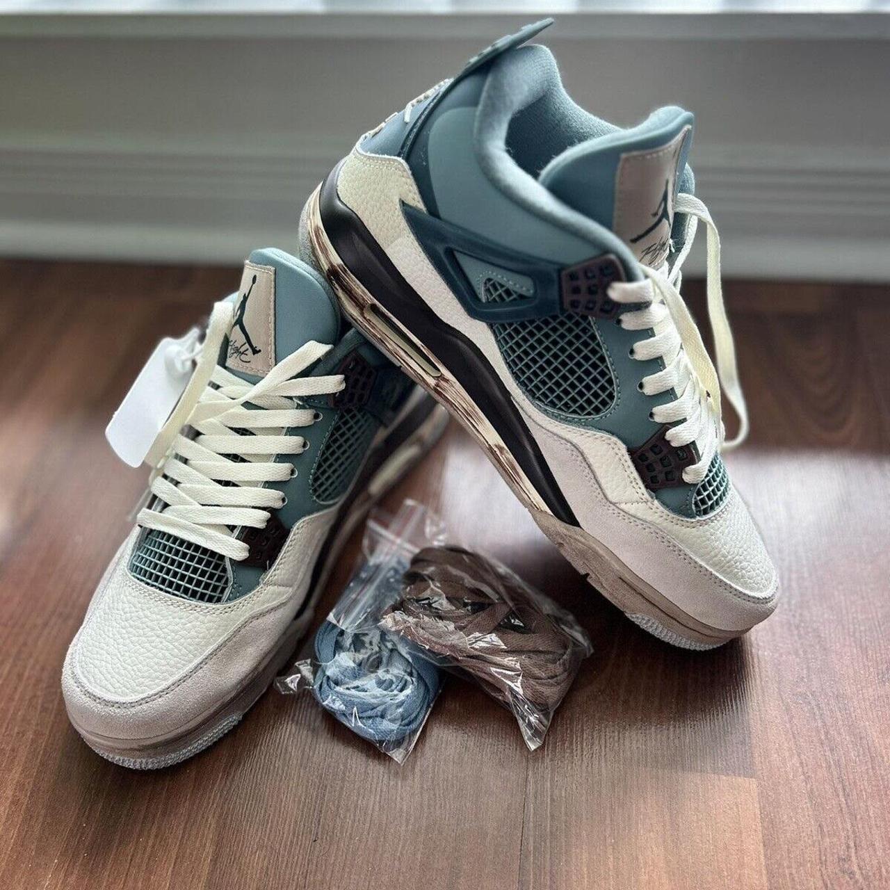 SNORLAX JORDAN 4s Custom AJ4 themed to the Pokémon... | Depop