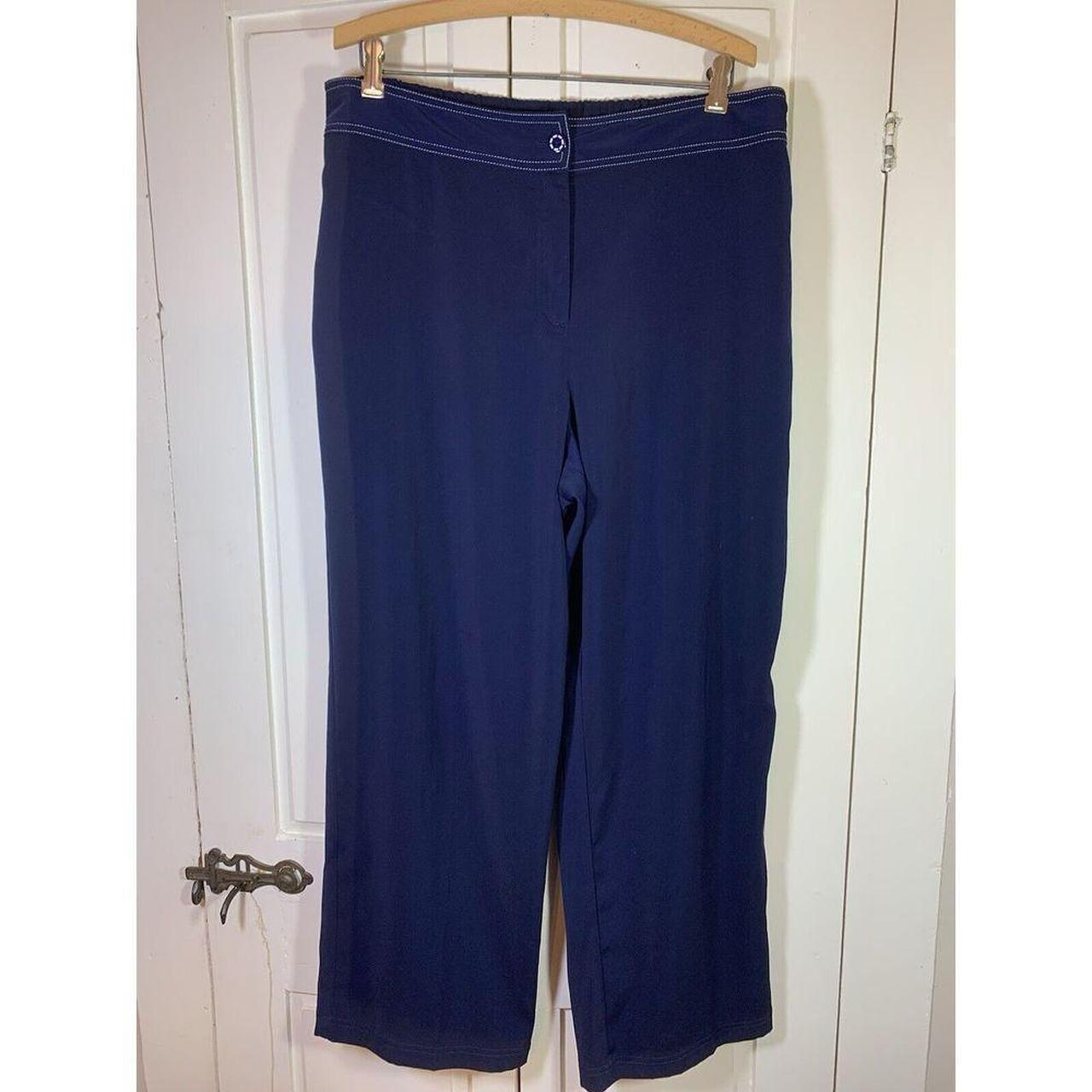 Susan Graver Pants Women's Petite XL PXL Blue... | Depop