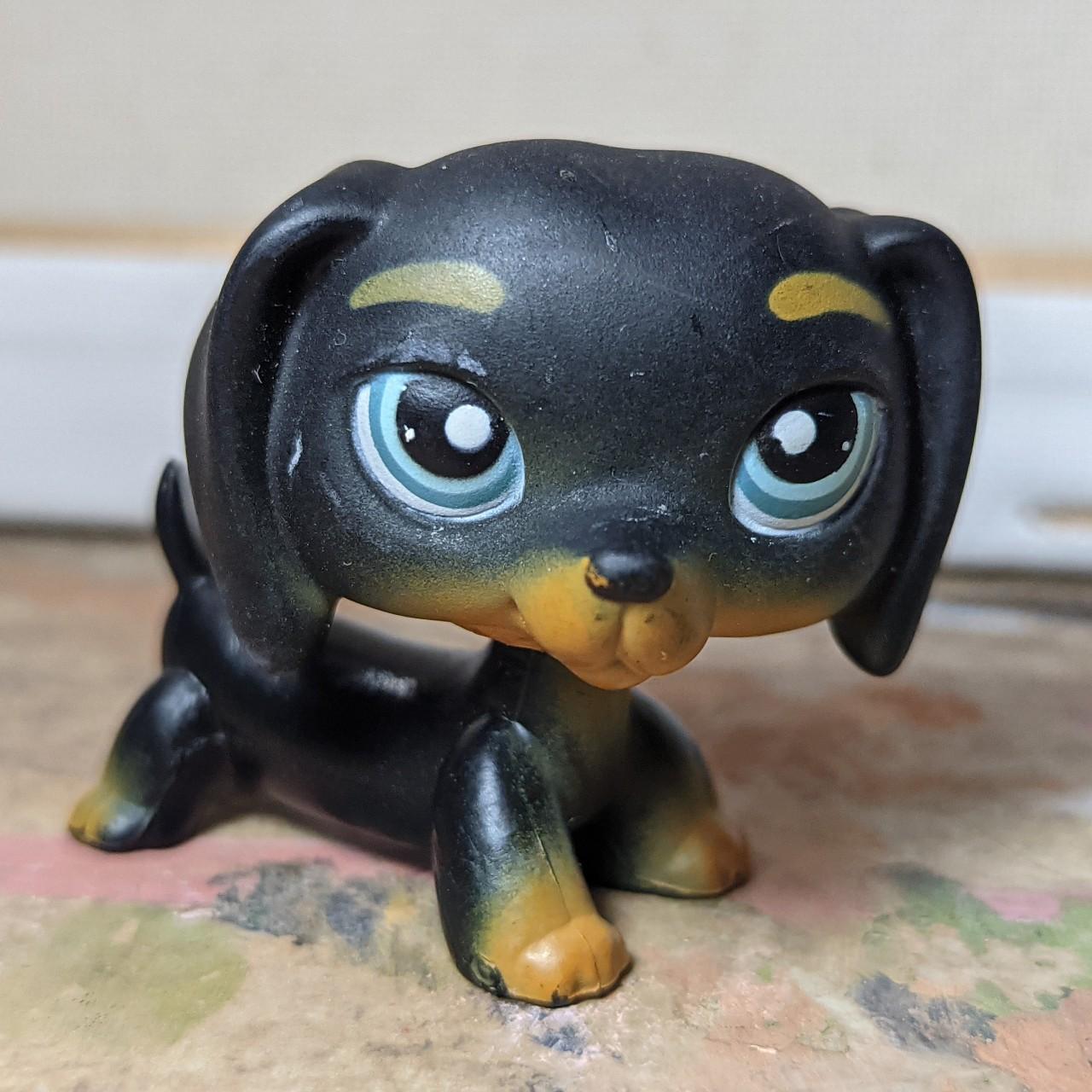 LPS Littlest Pet Shop Black Dachshund #325 #lps... - Depop
