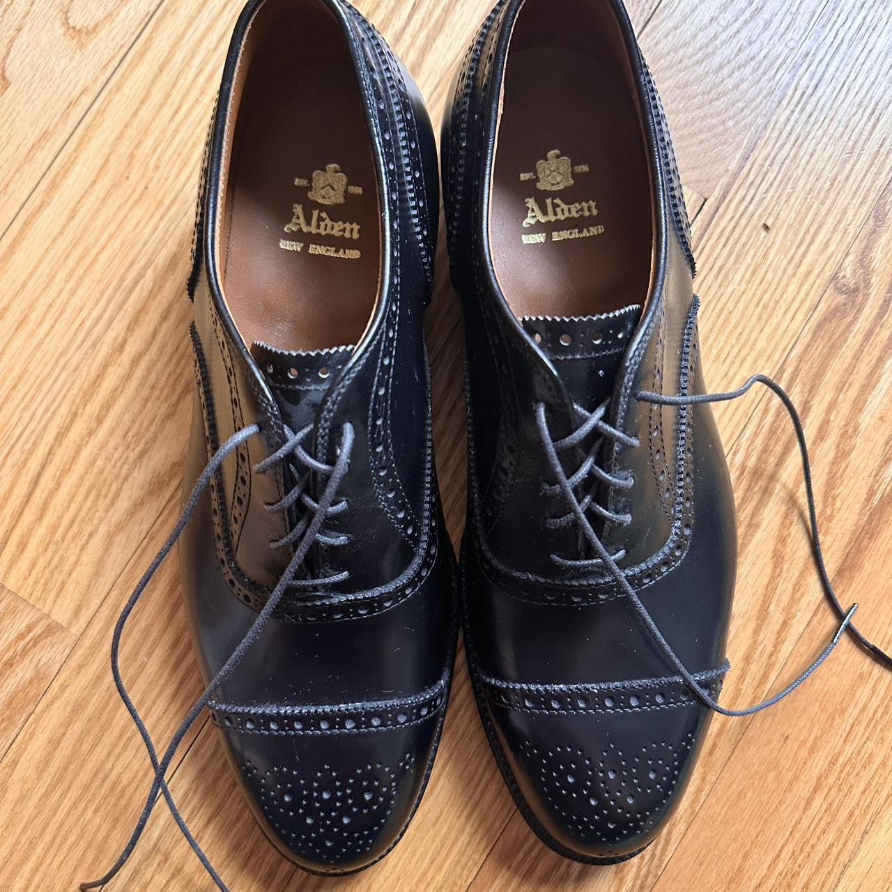 Alden New England Medallion Tip Bal Oxford MEDALLION... | Depop