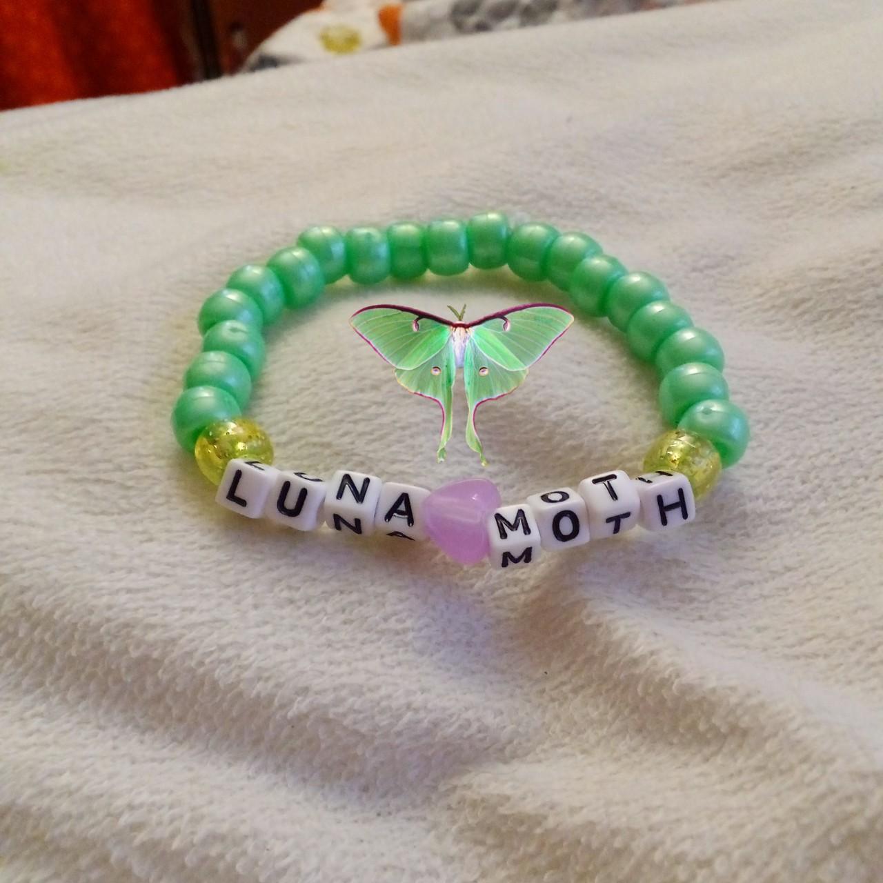 MOTH SERIES - luna moth kandi single #kandi... - Depop