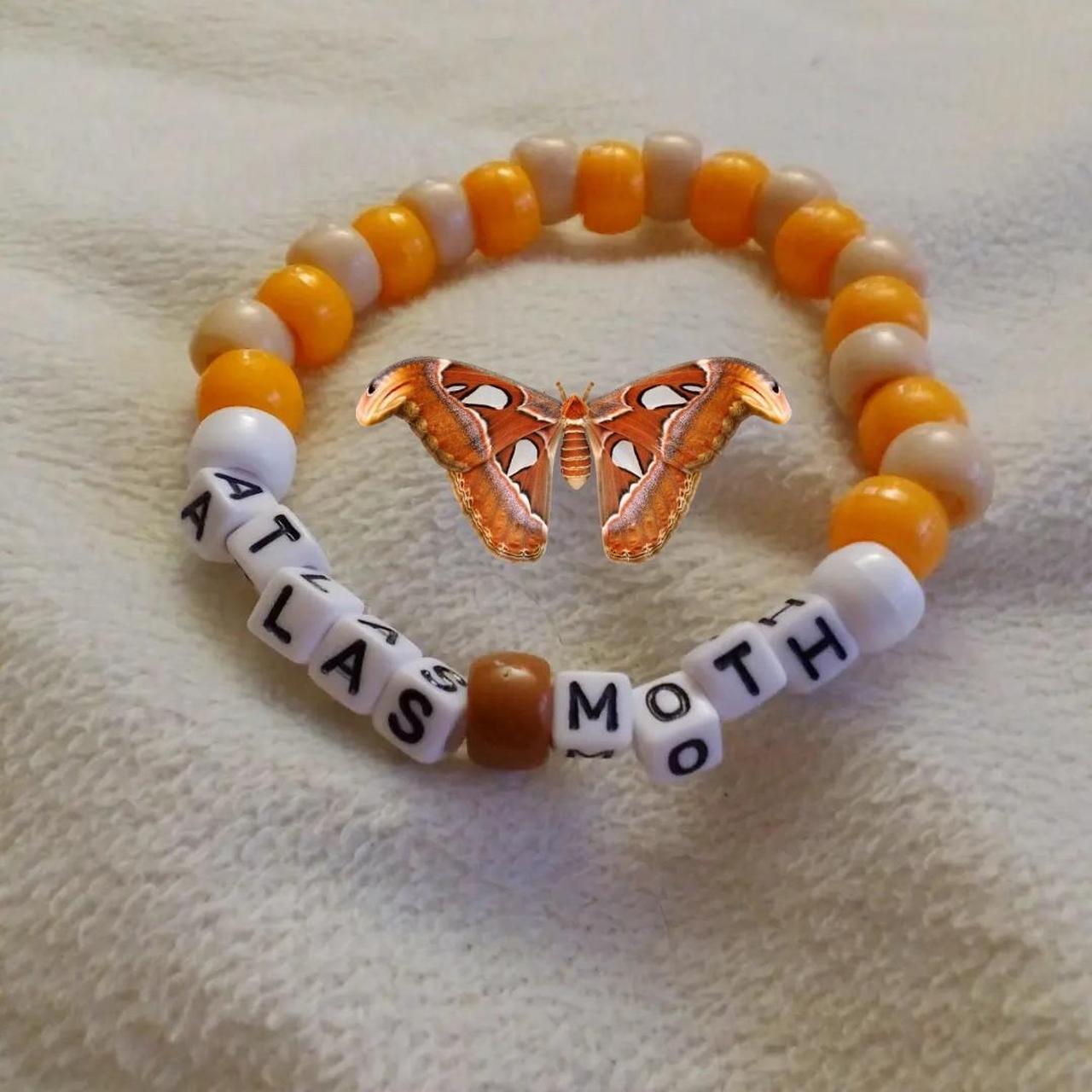 MOTH SERIES - atlas moth themed kandi single #kandi... - Depop