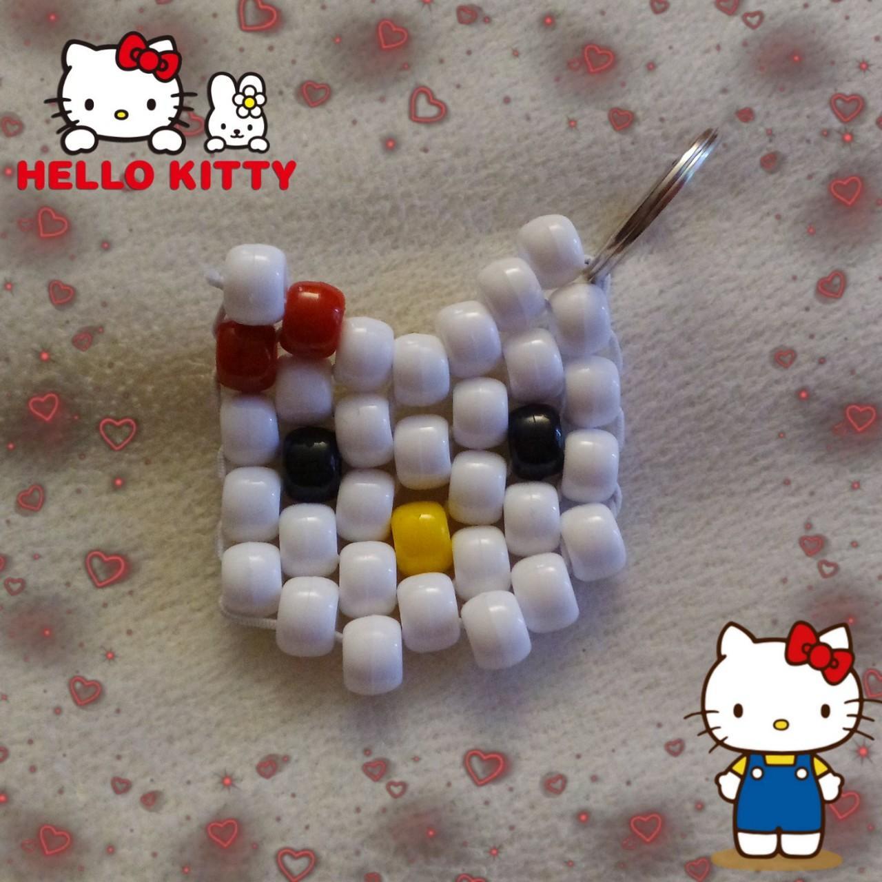 kandi hello kitty keychain! #kandi #sanrio... - Depop