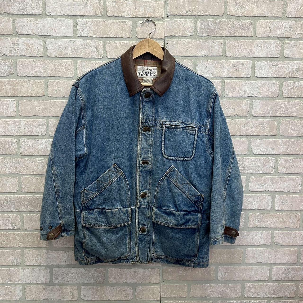 Ash creek trading vintage denim jacket Size L - Depop