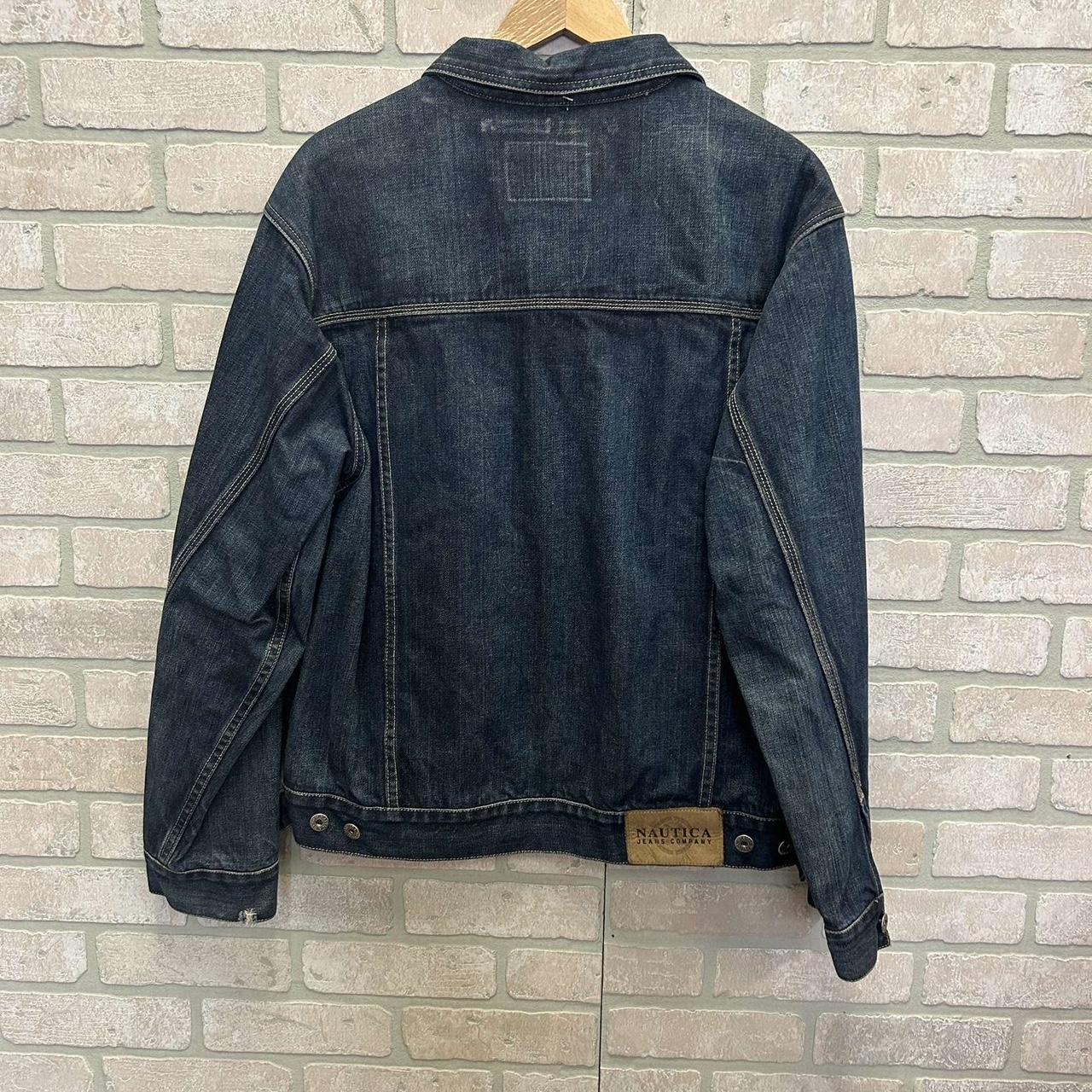 Vintage nautical denim jacket Size L - Depop