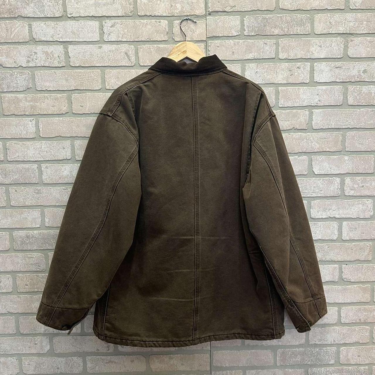 Vintage 90s Brown Carhartt Chore Jacket sz XL - Depop