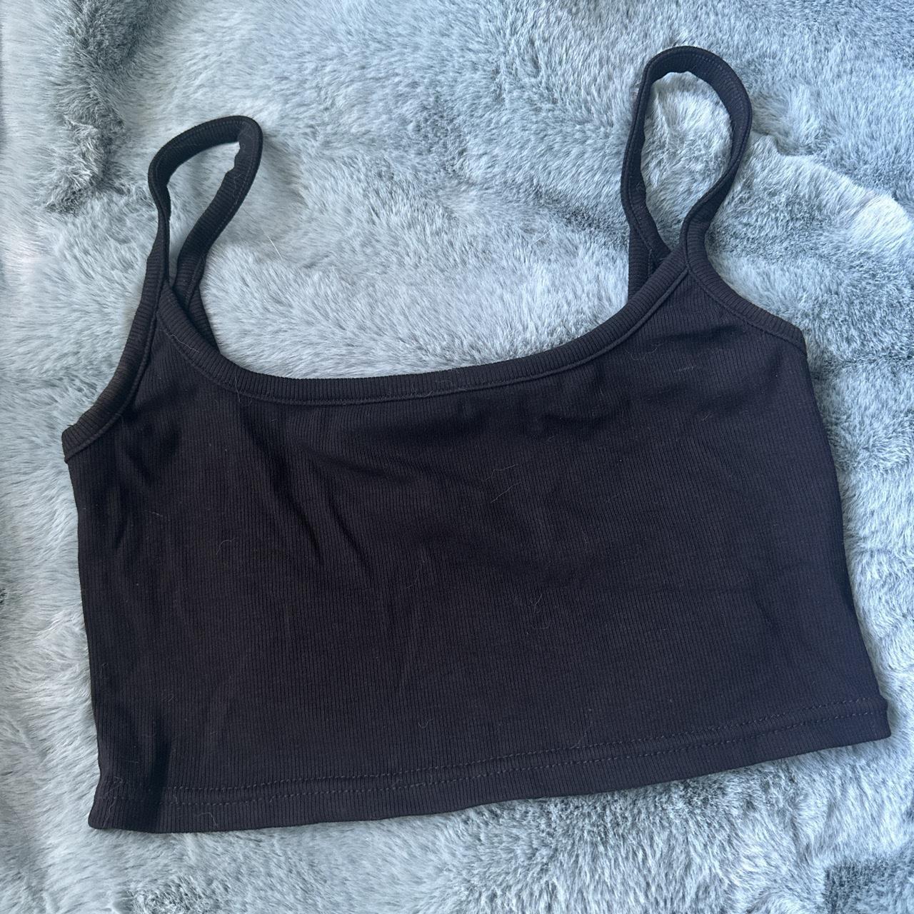 🌙 All Things Golden 🌙 the luxe rib low back crop in... - Depop