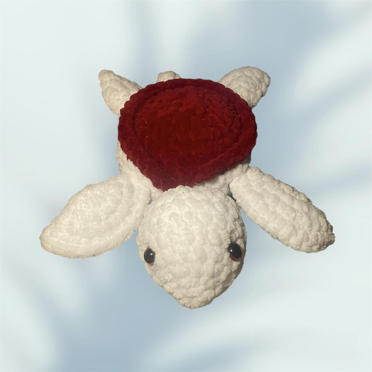 Red turtle plushie #turtle #plushie #crochet... - Depop
