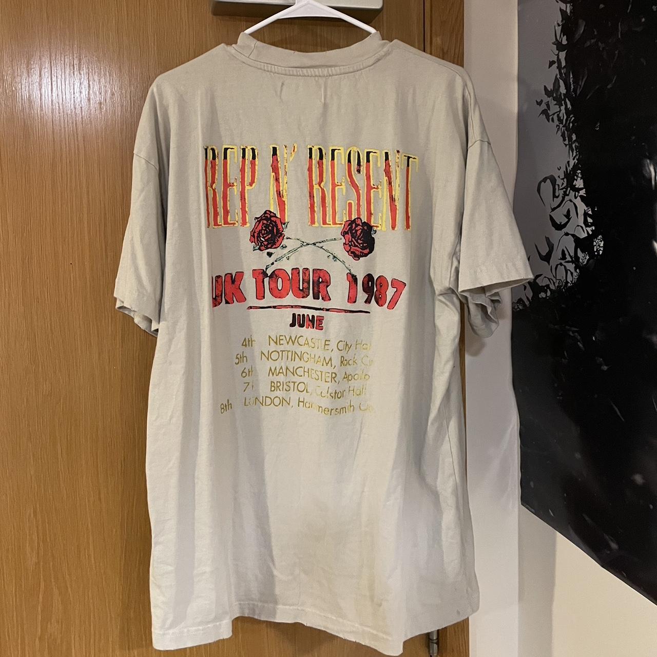 OVERSIZED REPRESENT UK TOUR T-Shirt - Depop