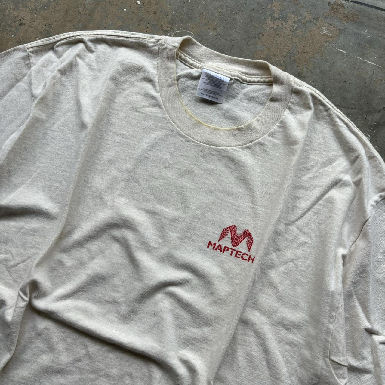 Vintage 1990s Maptech Appalachian Trail Tech shirt !... - Depop