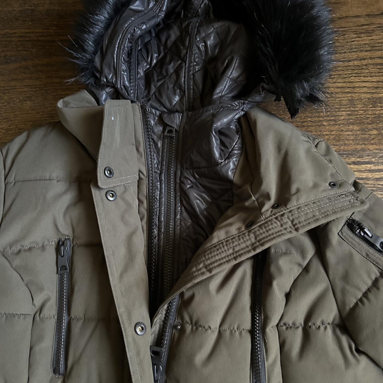 Women’s Olive Green Guess Coat Very high quality... - Depop