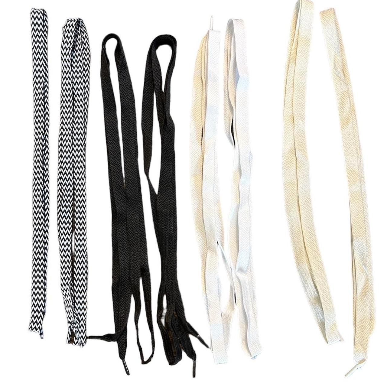 Thick Zig-Zag Shoelace Bundle - All of them are... - Depop