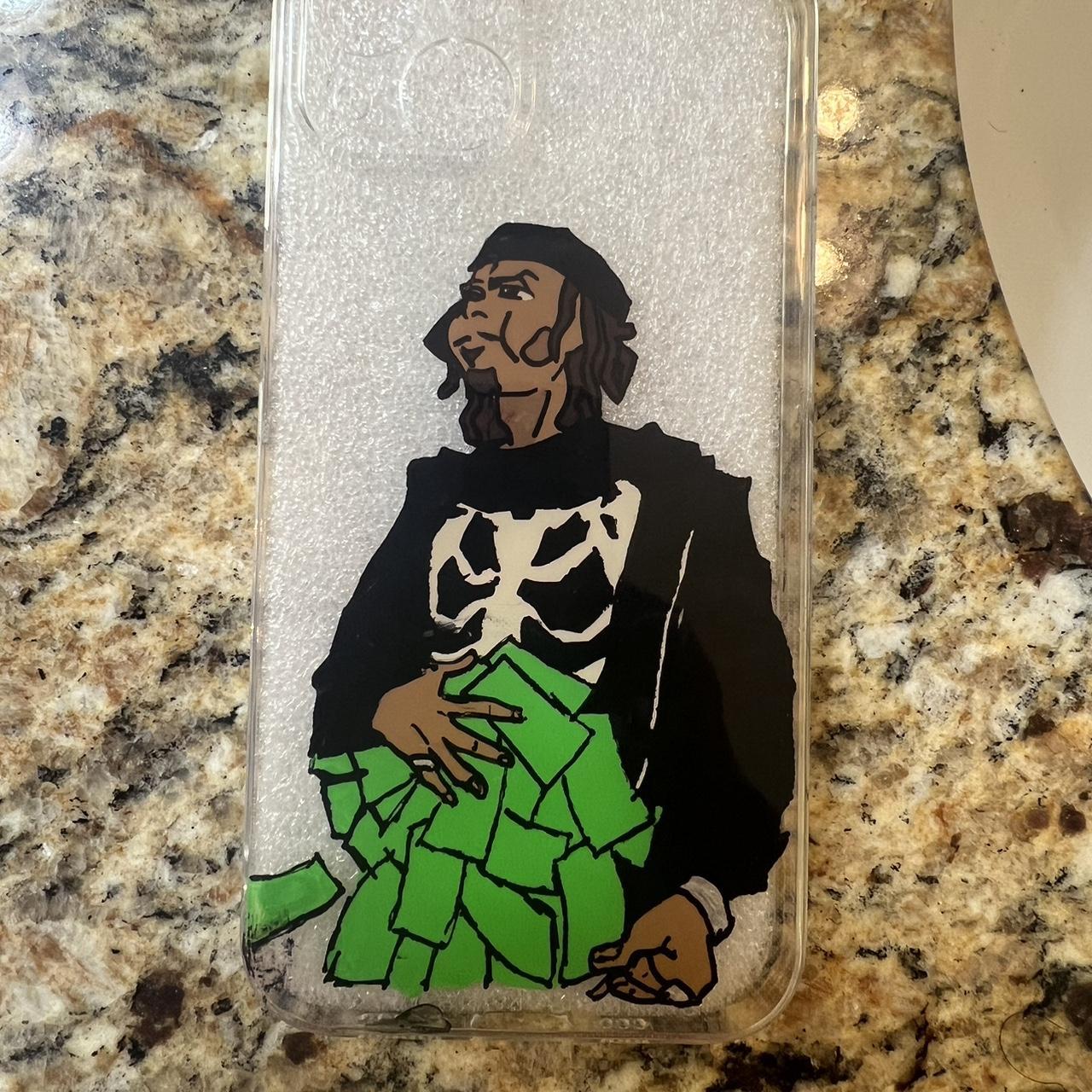 playboi carti painted phone case iphone... - Depop