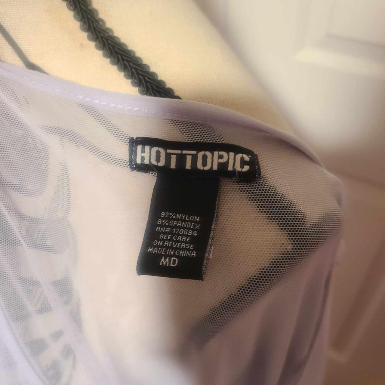 Like New Sheer Purple Overlay Dress Hot Topic Size... - Depop