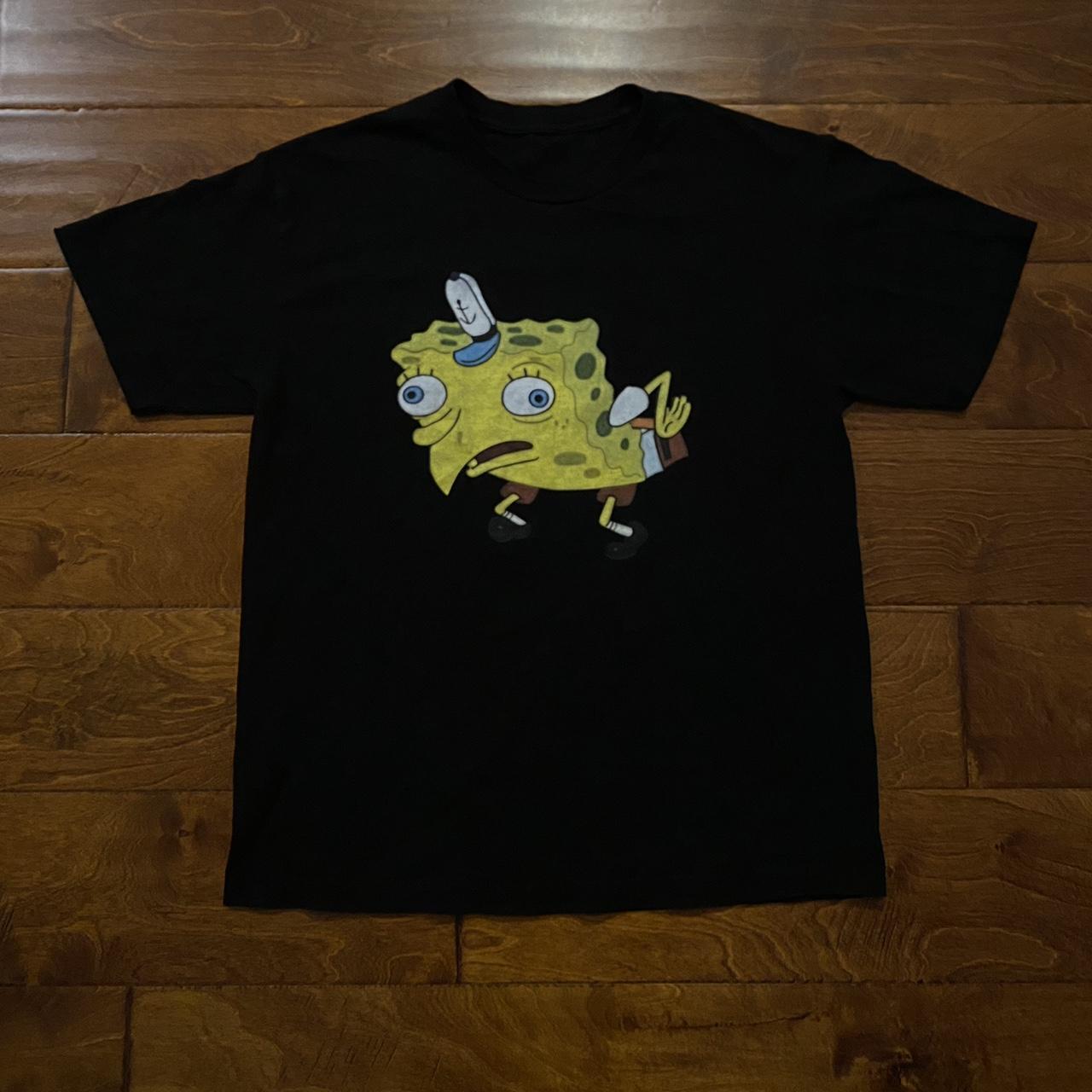 y2k grunge SpongeBob t shirt Size L ... - Depop