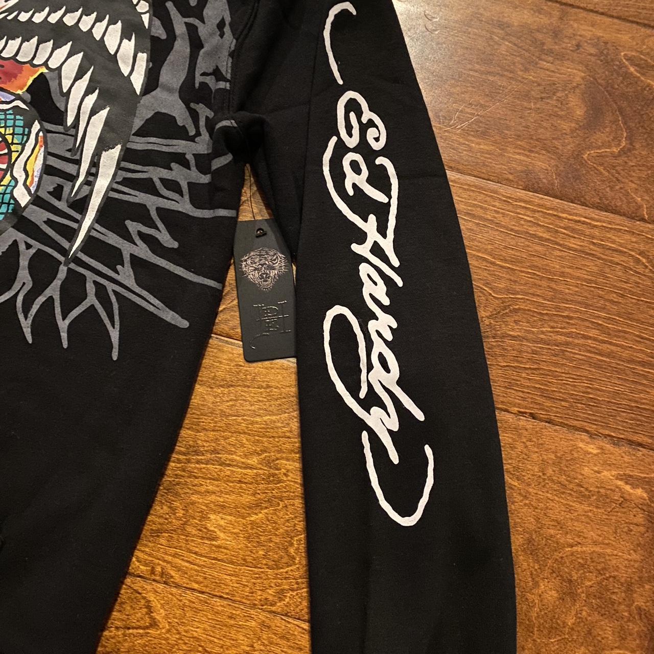 Vintage y2k grunge Ed Hardy hoodie *New with tag... - Depop