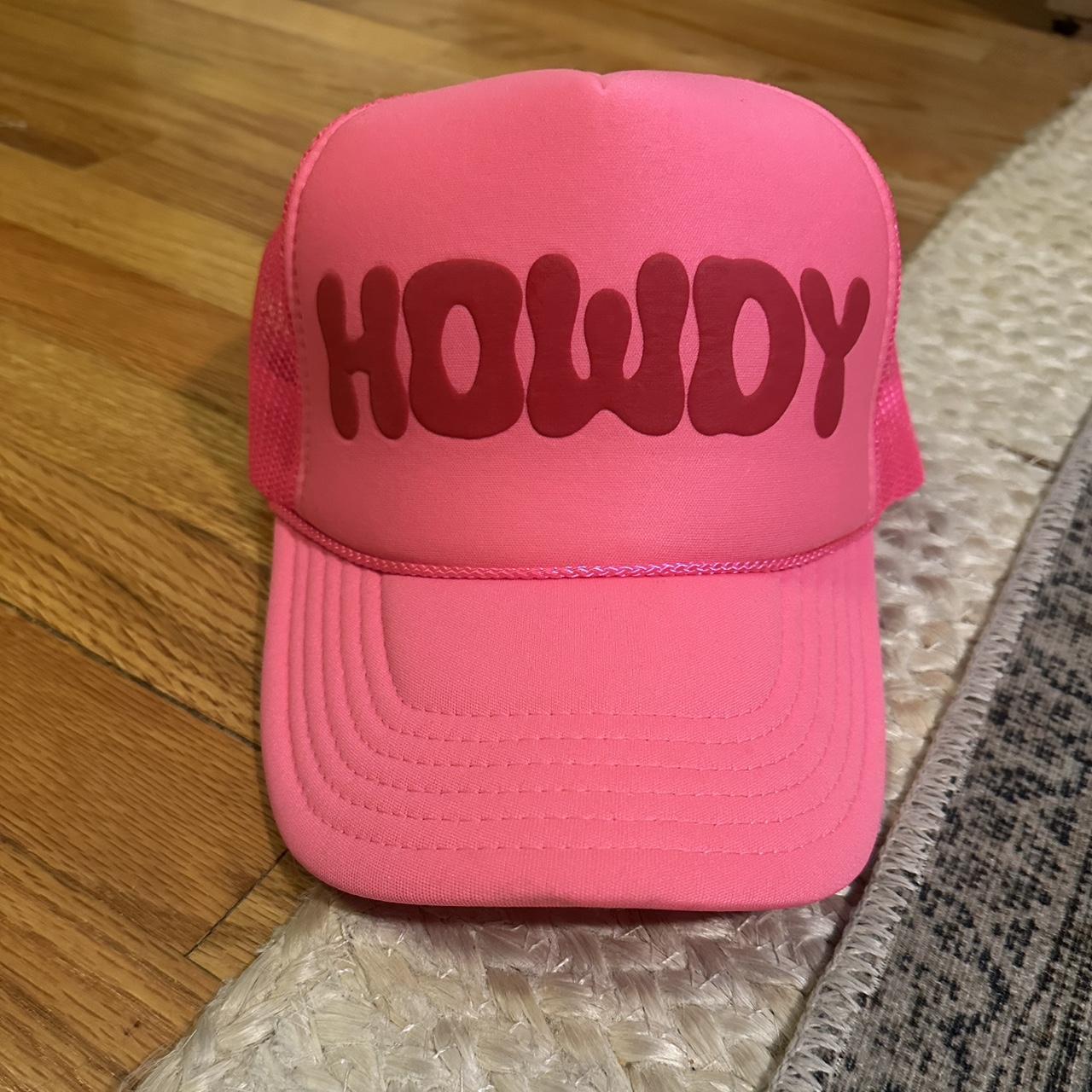 Pink and red Howdy hat #cowgirlvibes | Depop