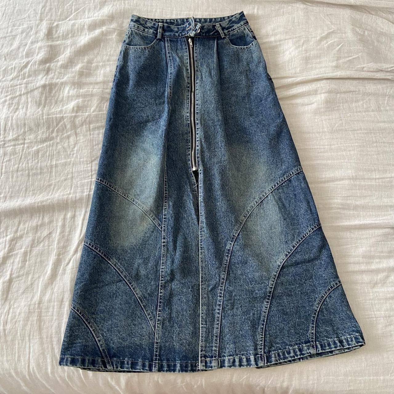 boyfriend two layered jeans size L fits... - Depop