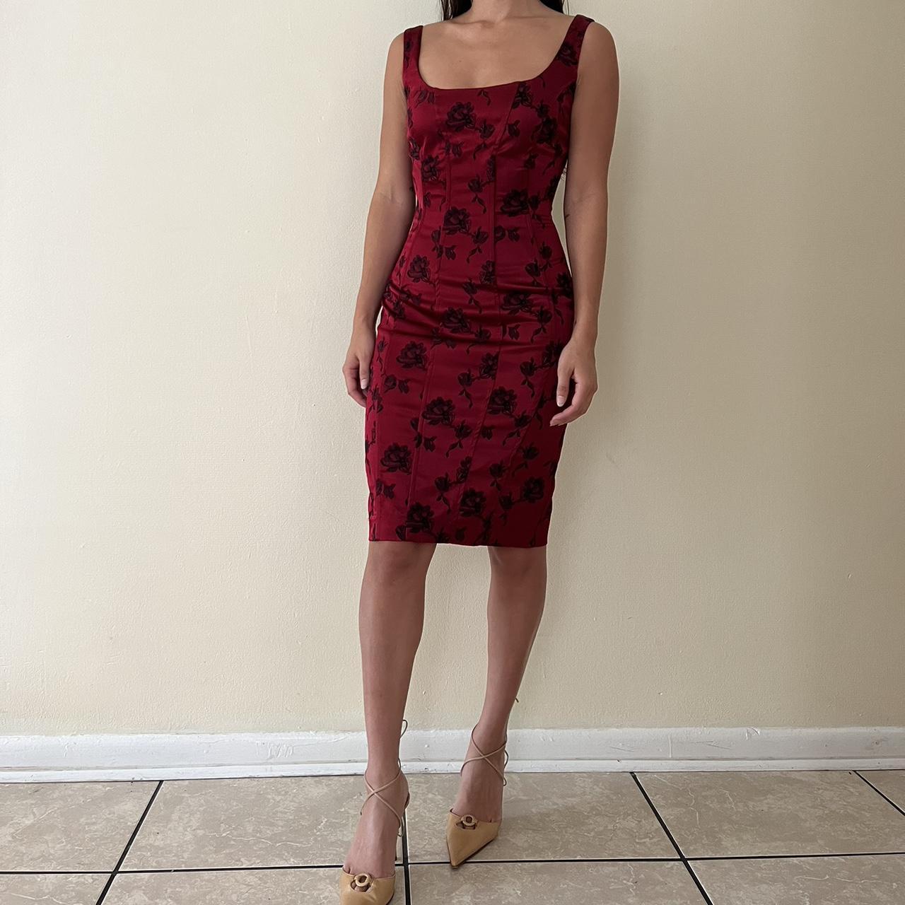 90s vintage corset dress ️ By Moda International.... - Depop