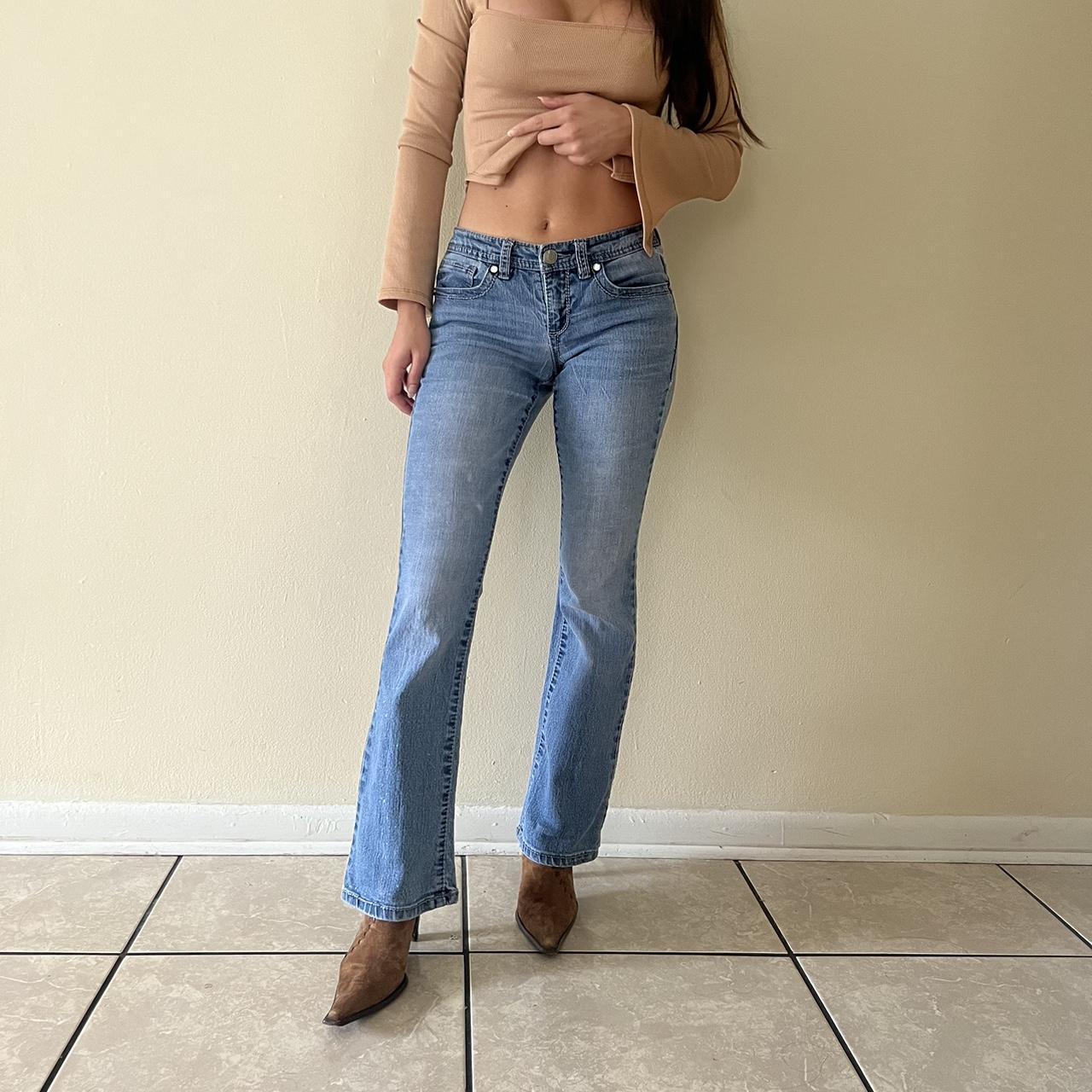 2000s low rise jeans 💙 Mid/low rise boot cut.... - Depop