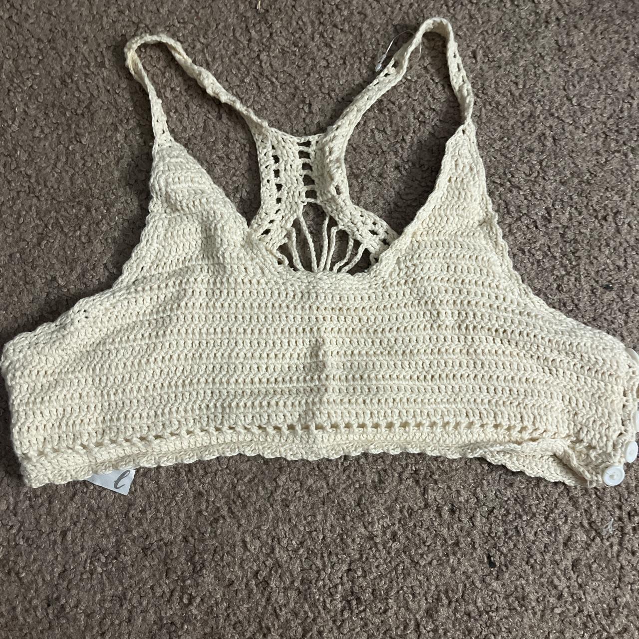 Knit boho top - Depop