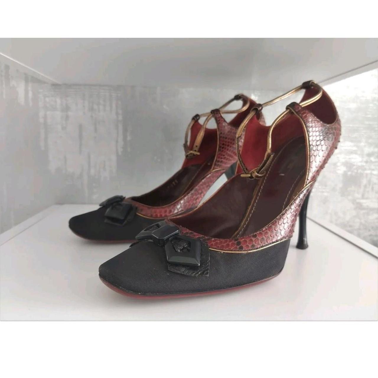 Louis Vuitton, Runway Python Snakeskin Leather... - Depop