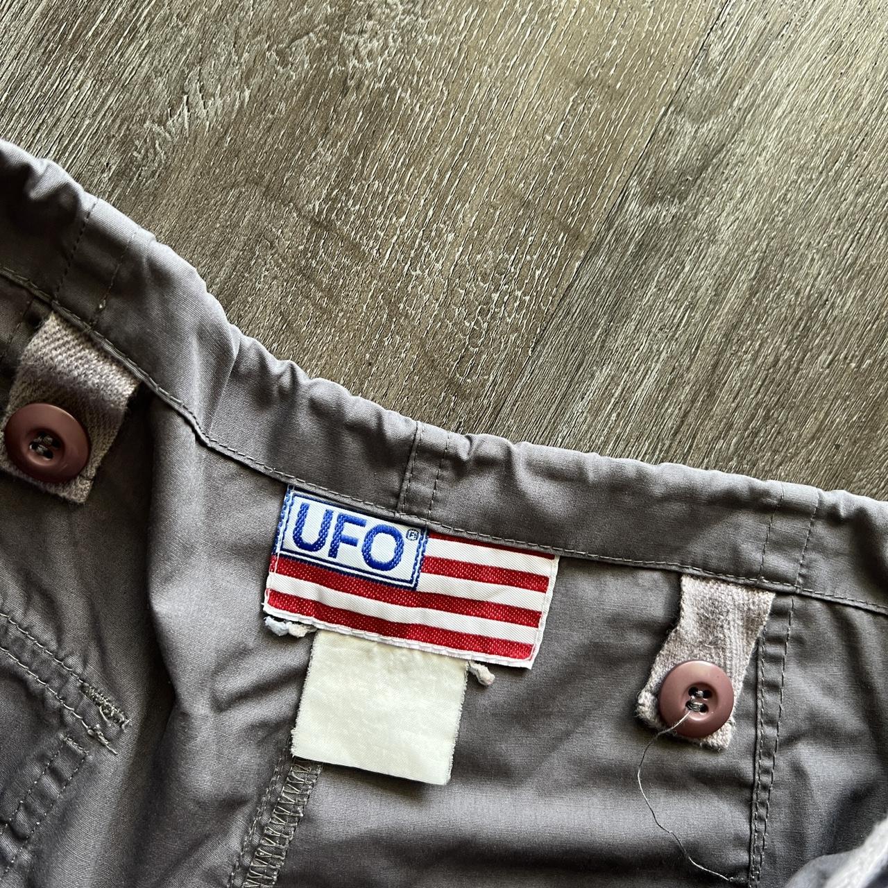 Rare Crazy Vintage 90s UFO Rave brand wide leg baggy... - Depop