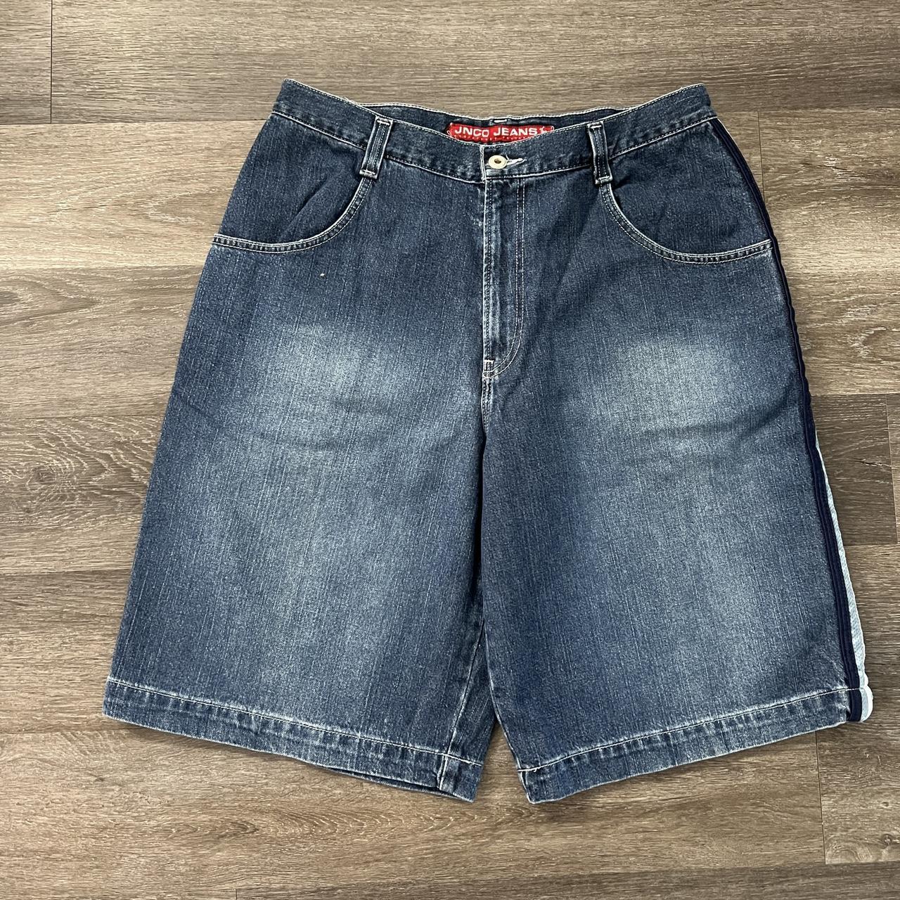 Rare Vintage Y2K JNCO Jeans super wide leg baggy... - Depop