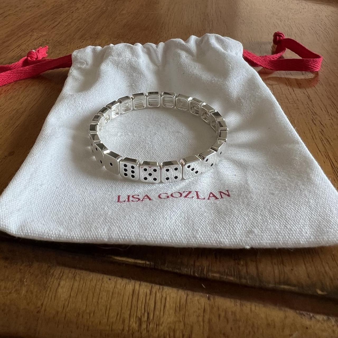 Lisa Gozlan Dice Bracelet. Size 7”. Perfect... - Depop