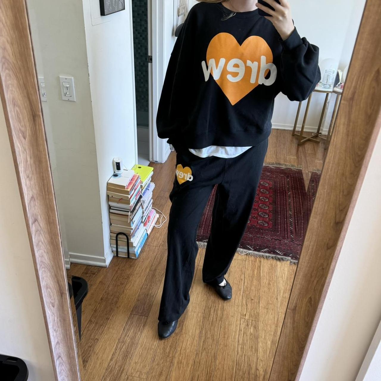 Drew house infinite love sweatpants, part of current... - Depop