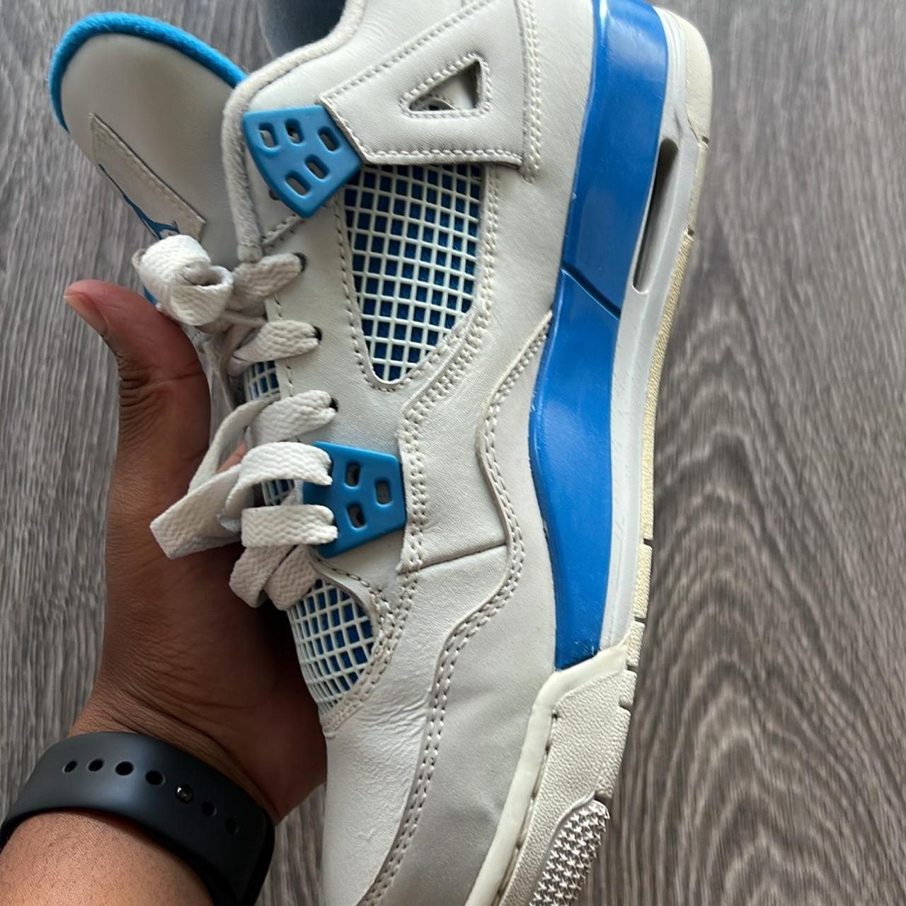 Military Blue 4’s Kids Size 6Y Comes with original... - Depop