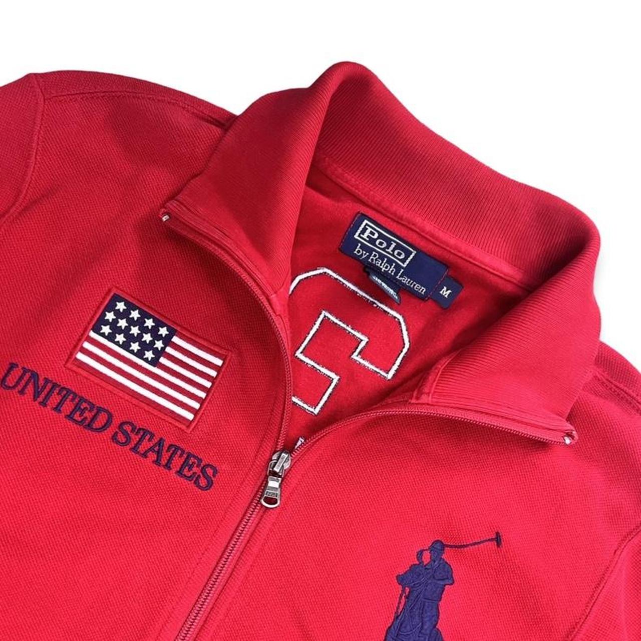 Polo Ralph Lauren USA Track Top Nicest United... - Depop