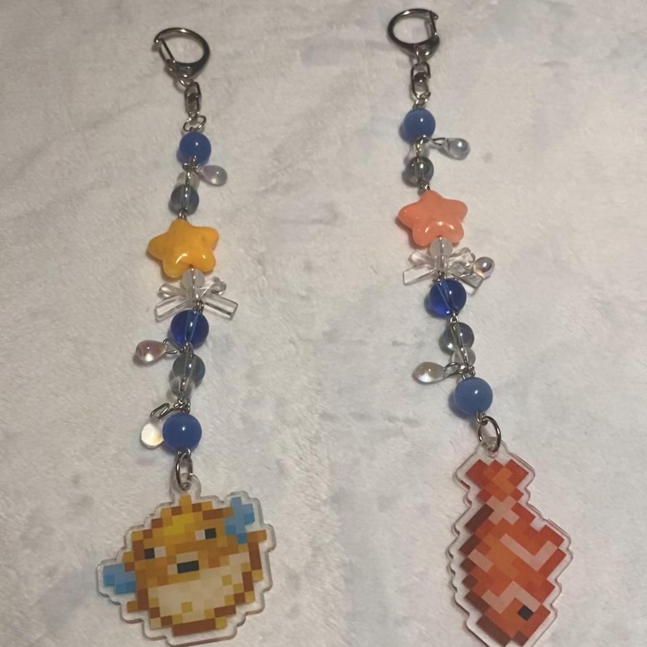 both minecraft fish keychains deal #minecraft... - Depop