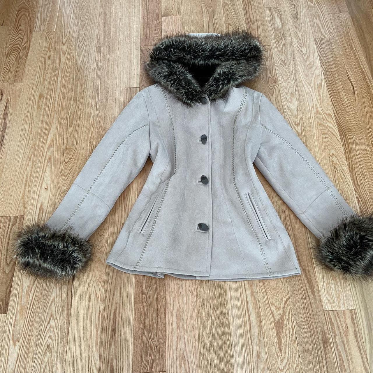 - Vintage Jessica fur coat - Vintage faux suede... | Depop