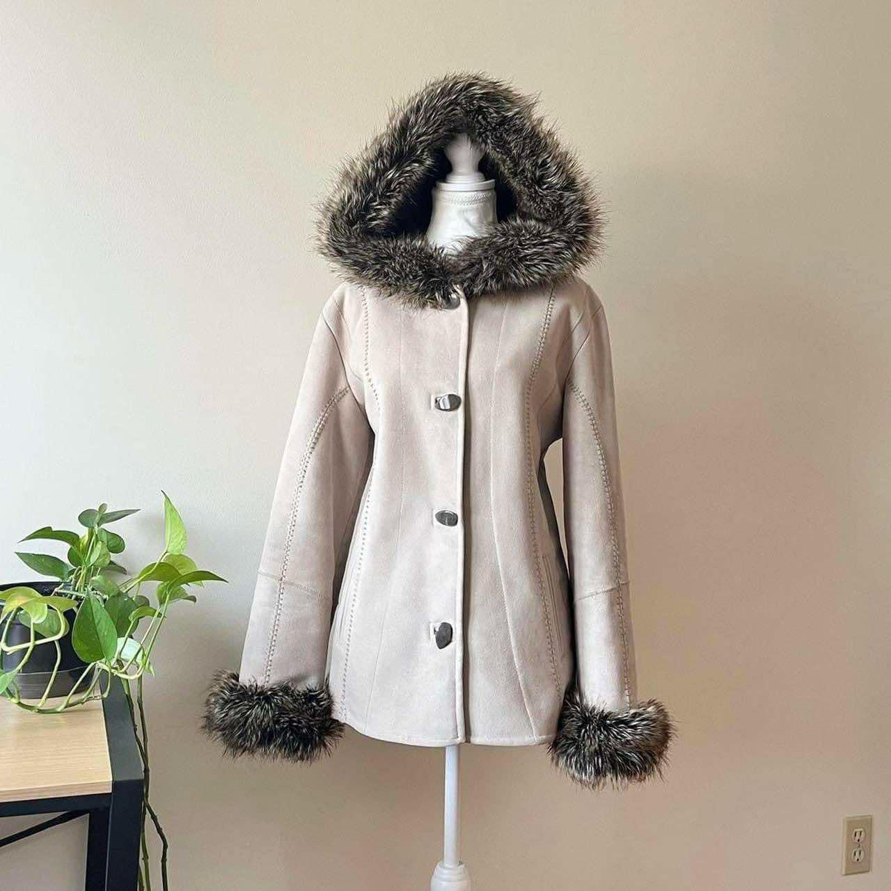 - Vintage Jessica fur coat - Vintage faux suede... | Depop